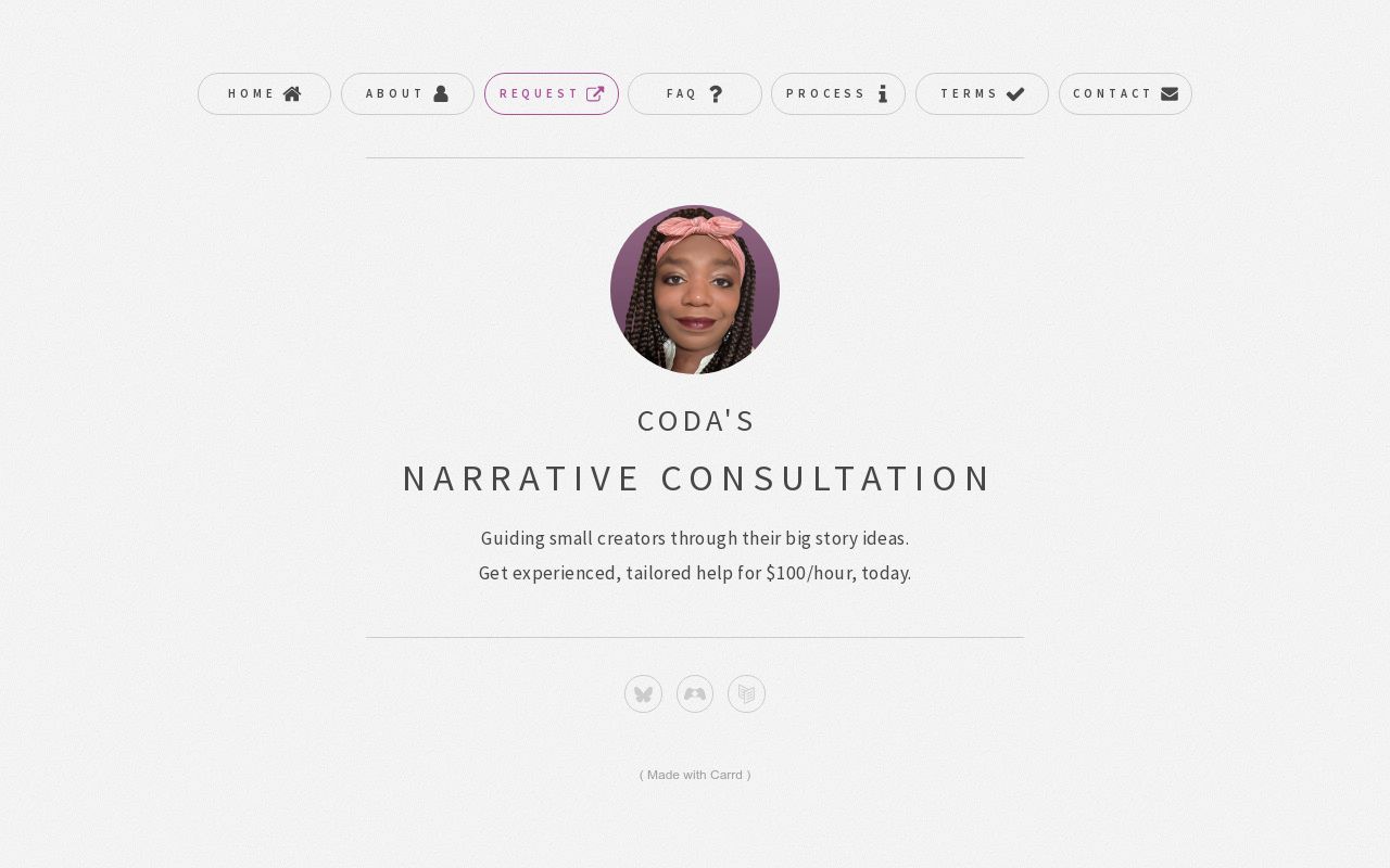 Coda - Narrative Consultant